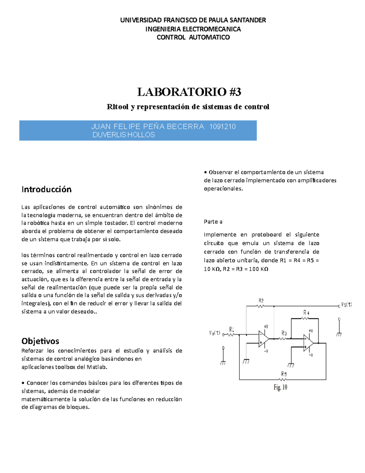 Laboratorio-3 felipe - diseño y analisis - INGENIERIA ELECTROMECANICA ...