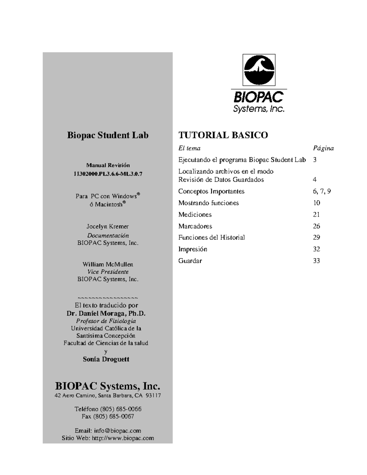Tutorial - Biopac - Biopac Student Lab Manual Revisión 11302000.PL3.6.6 ...