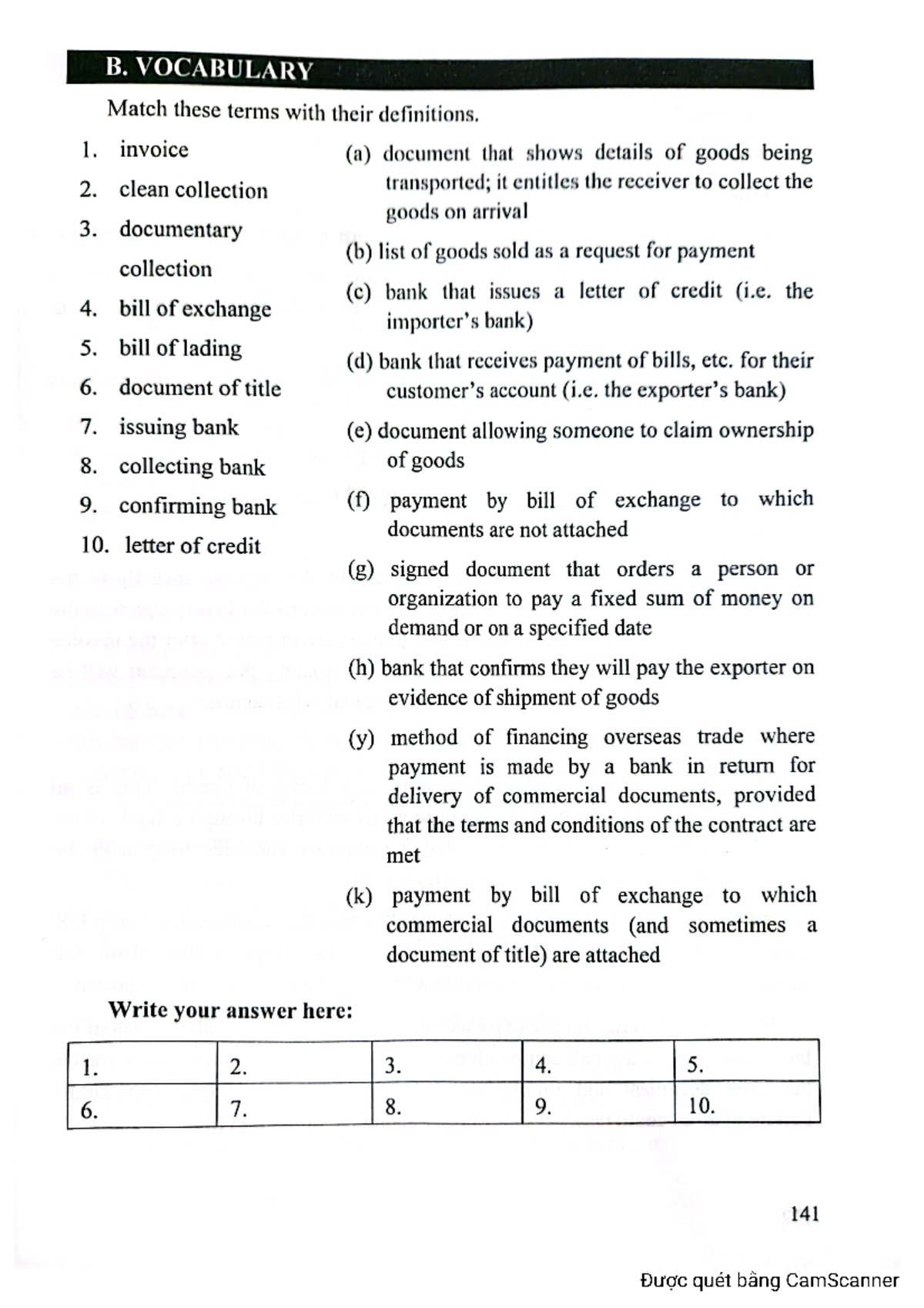 Chapter 10 - Assignment - Tieng Anh CN 3 TCNH - Studocu