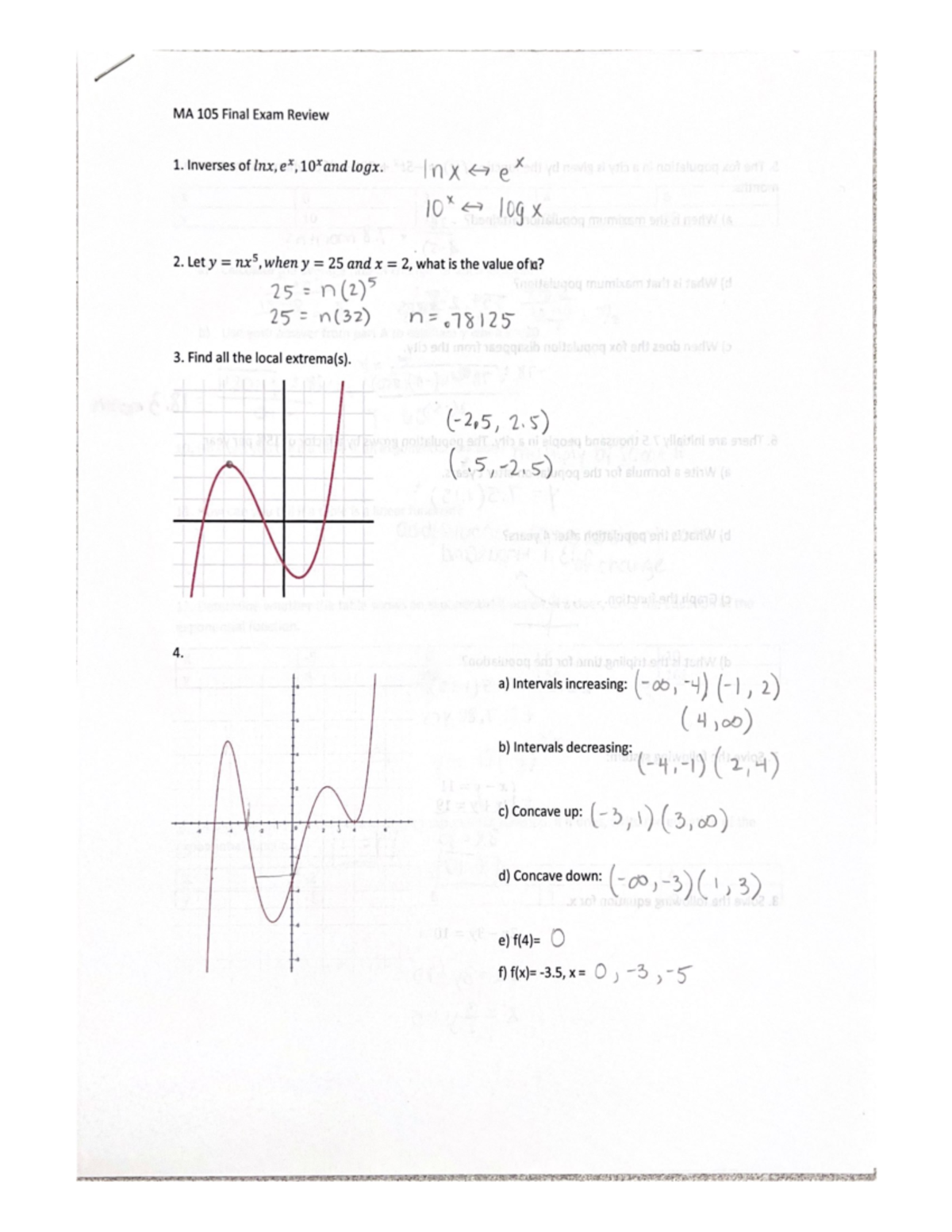 MA105 Final Exam Solutions '22 - MA-105 - Studocu