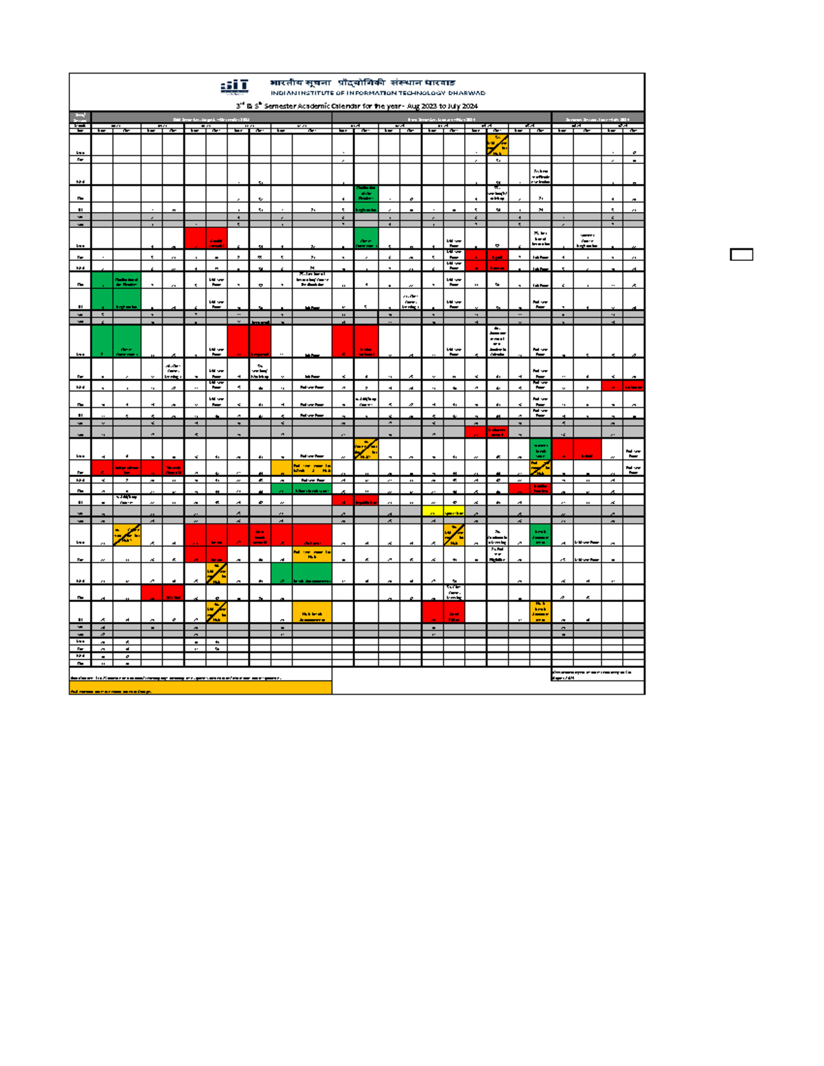 Academic Calendar 3rd & 5th Sem - SessionSem/ Month Day Date Class Date ...