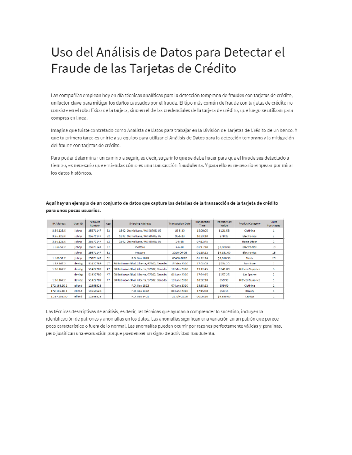 Introduccion al analisis de datos - Fundamentos de Ciencia de datos ...