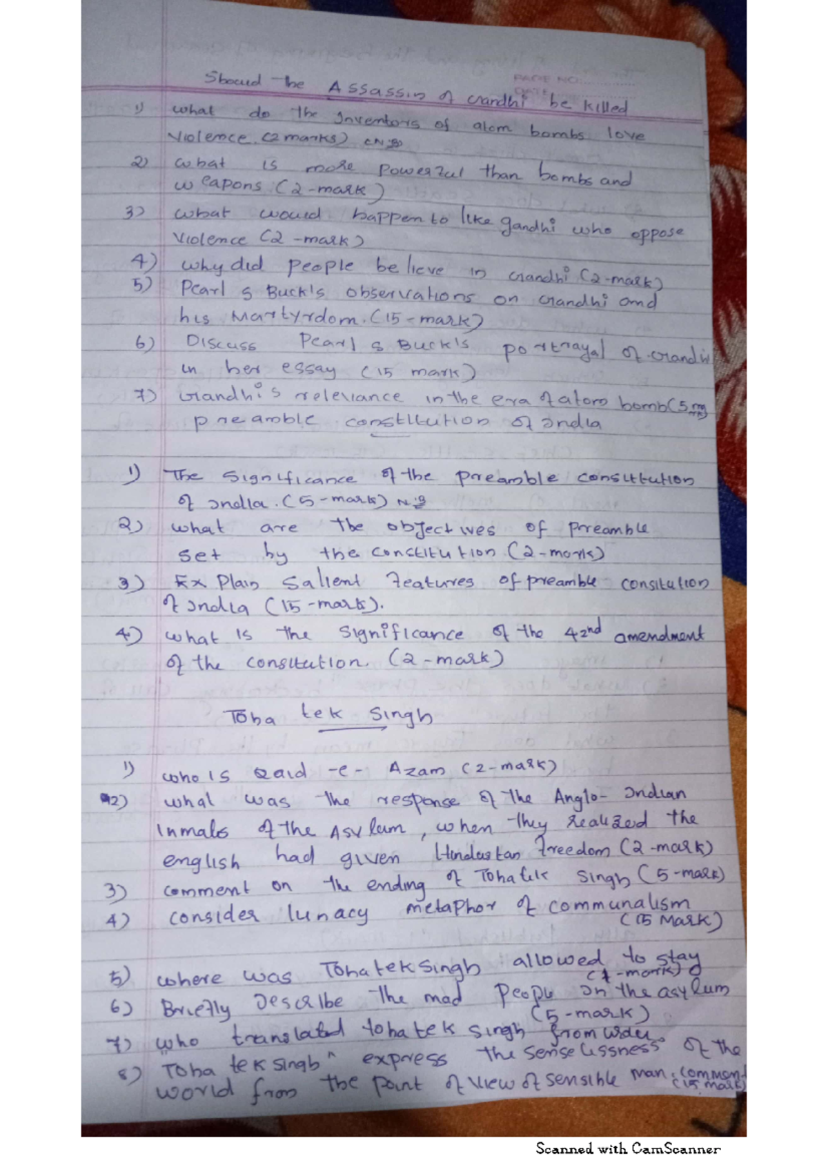 Zeitgeist Previous Year Chapter Wise Questions - Ba /BBA/BCom calicut ...