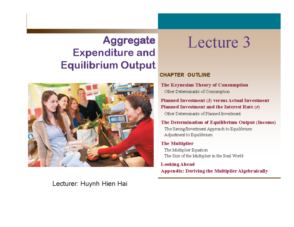 Lecture 3- Aggregate Expenditure and Equilirium Output - Case Ch-8 [Compatibility Mode ...