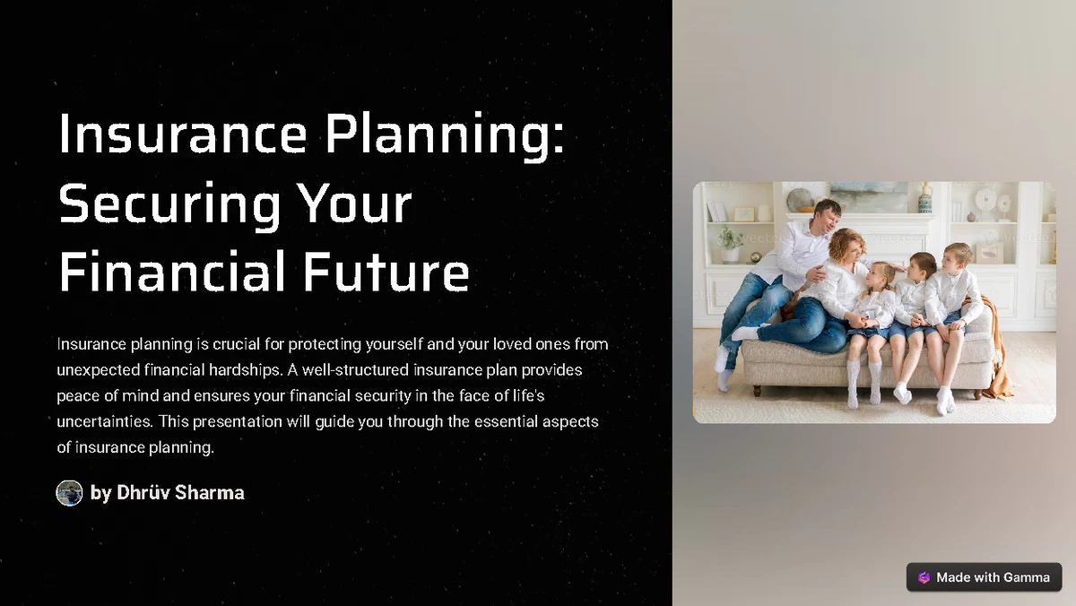 Insurance Planning Securing Your Financial Future - Insurance Planning ...