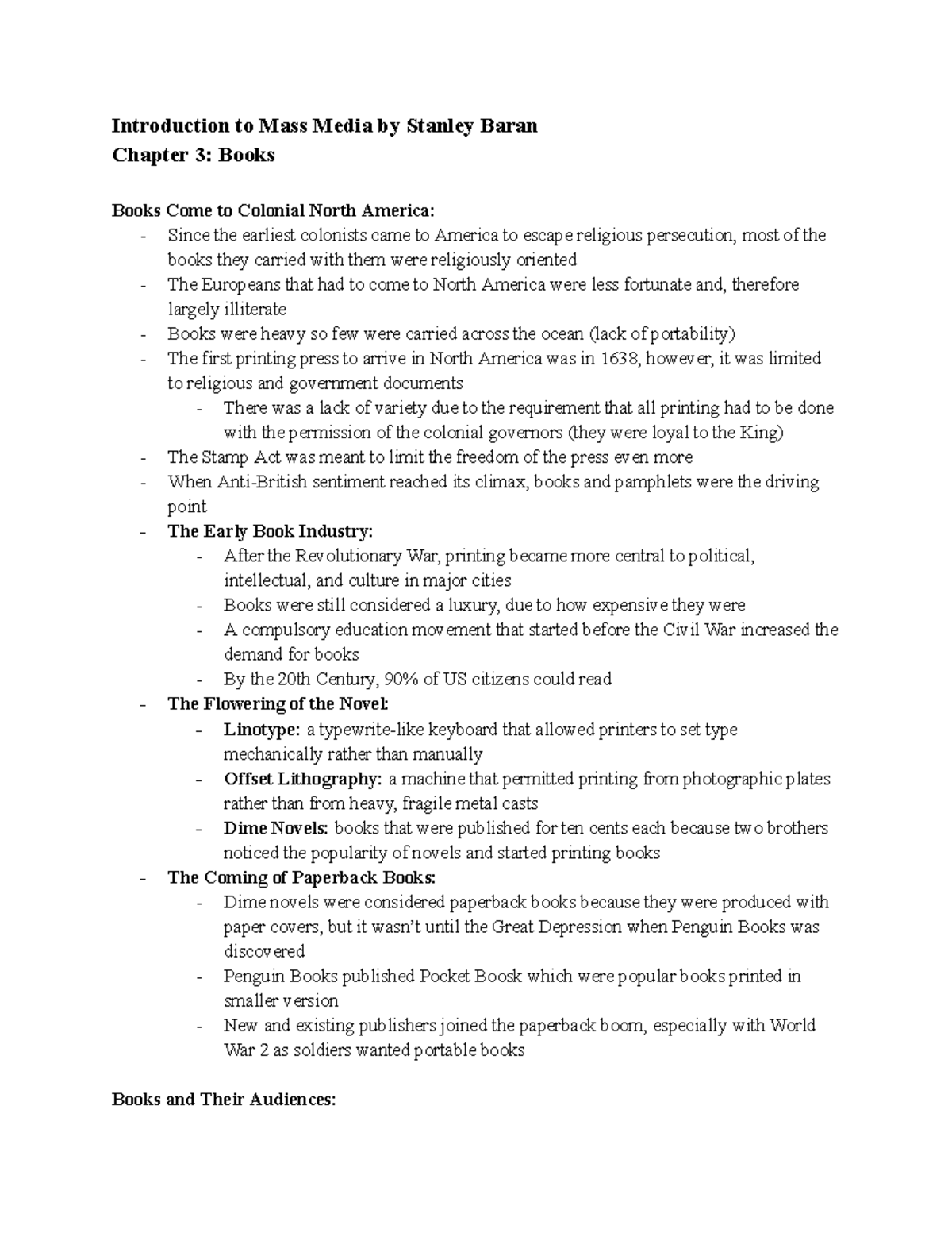 Introduction to Mass Media- Chapter 3 - Introduction to Mass Media by ...
