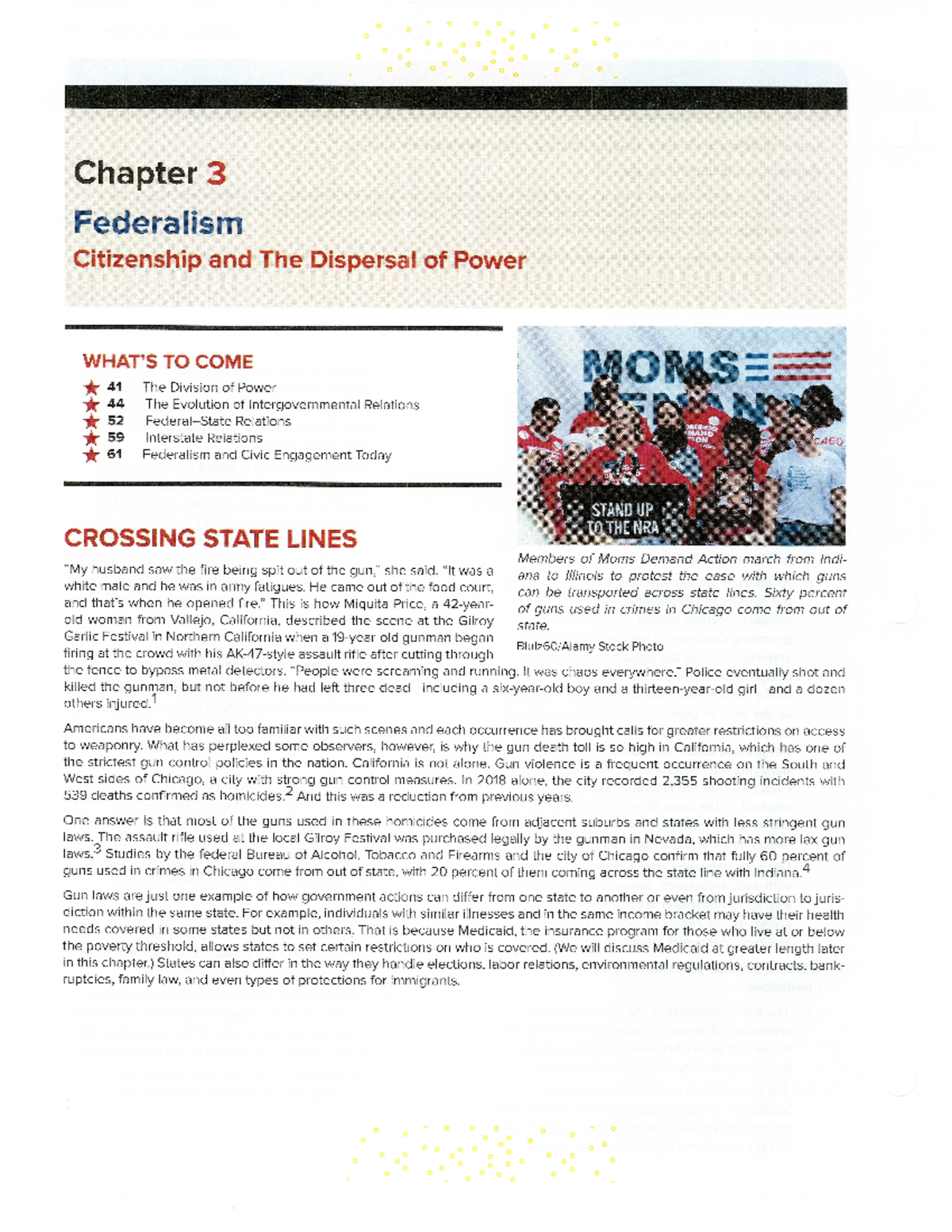 Am Gov 7e Chapter 3 - Professor Tim Murphy - Chapter 3 Federalism ...