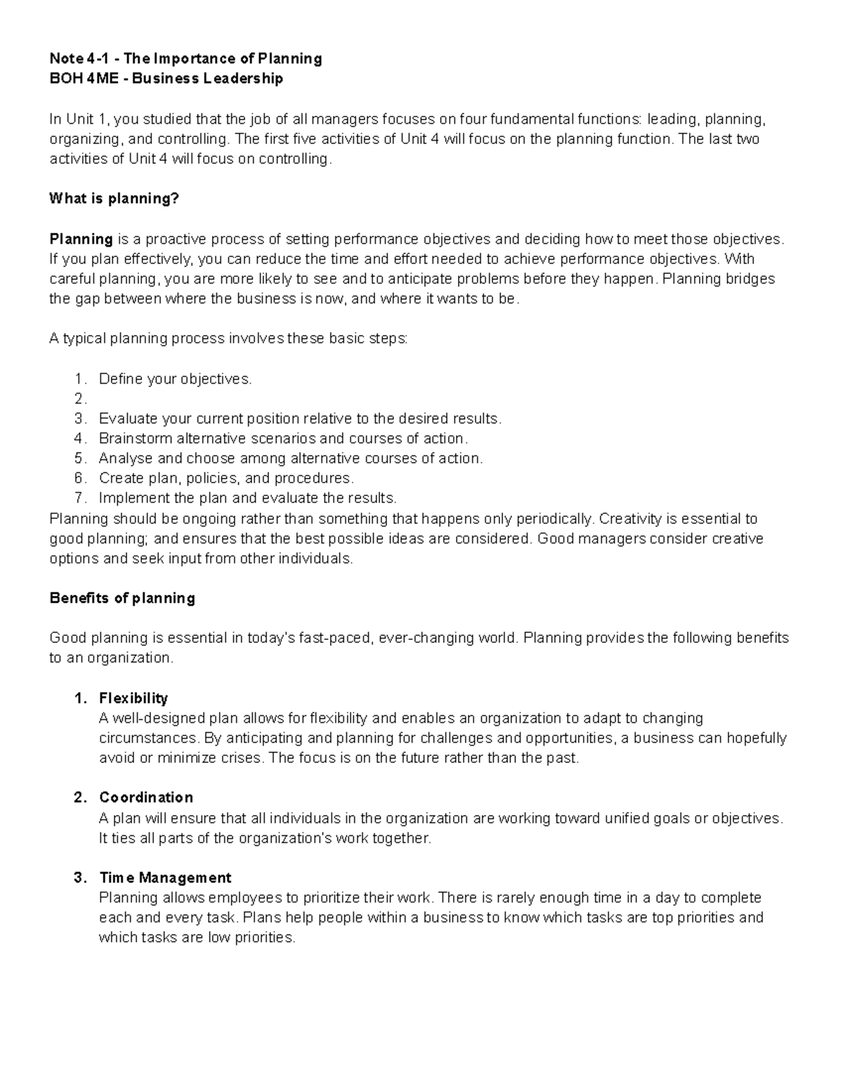 boh-note-4-1-the-importance-of-planning-note-4-1-the-importance