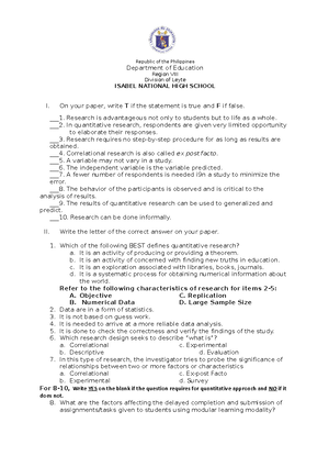 The Effects of Peer Pressure and their Academic Performance to the ...