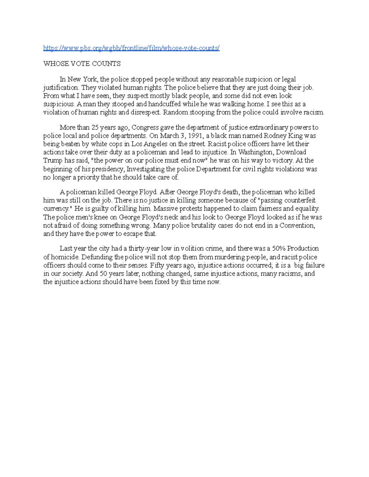 Frontline - h.w - pbs/wgbh/frontline/film/whose-vote-counts/ WHOSE VOTE ...