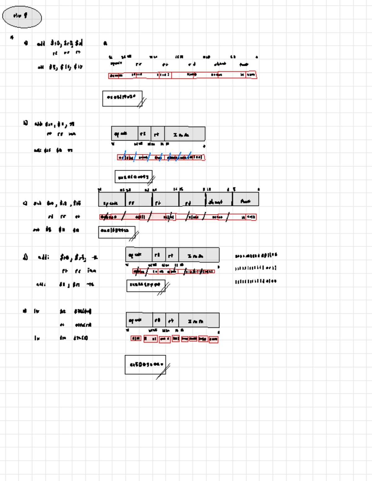 Org Hw 4 - Hw 1) a) add +0 , $ 50 , ful R rd -s r + 31 2625 2)2a 1615 1 ...
