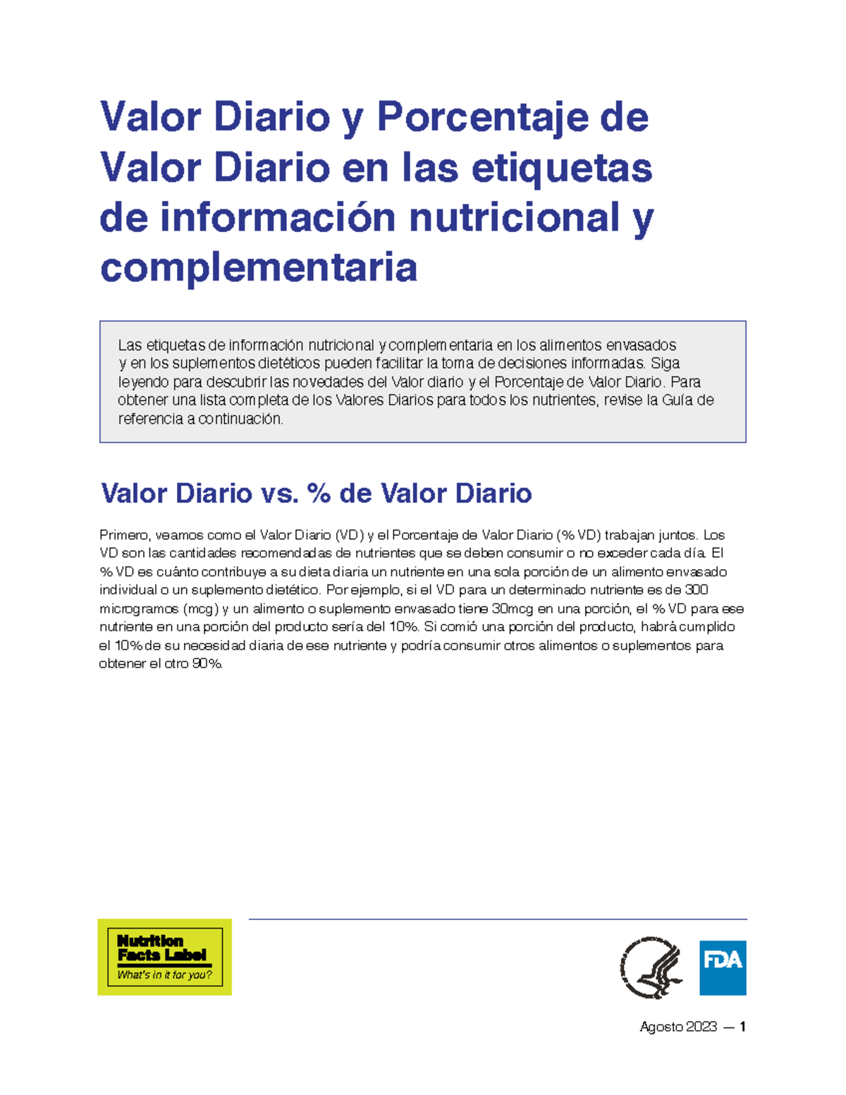 DV-Percent-DV-Nutrition-Facts-Label-Spanish 09072023 - What’s in it for ...