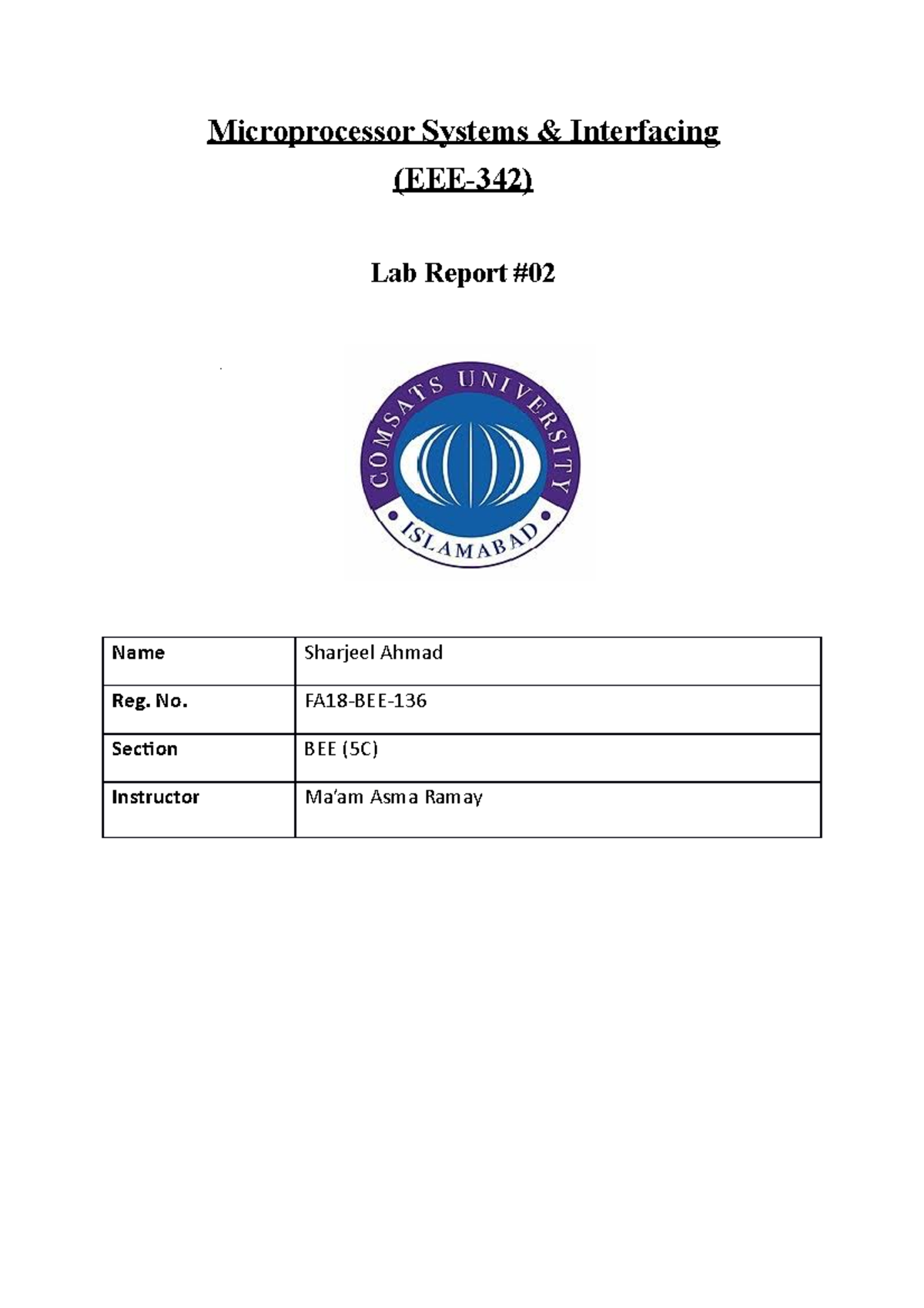 Introduction to Development Tools and Lab Softwares - Microprocessor Systems & Interfacing - Studocu