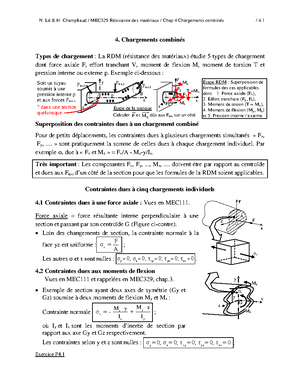 Chapitre 6 Flambement - 6. Flambement des colonnes Flambement ou ...