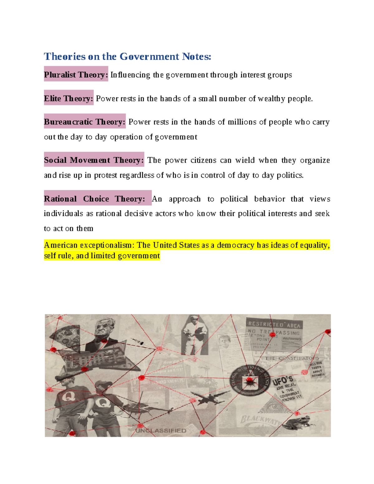 Governementtheories- Google Docs - Theories on the Government Notes ...