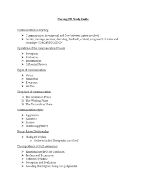 N231 exam3 Study Guide - Nurs231 Exam 3 Study Guide Stress can be ...