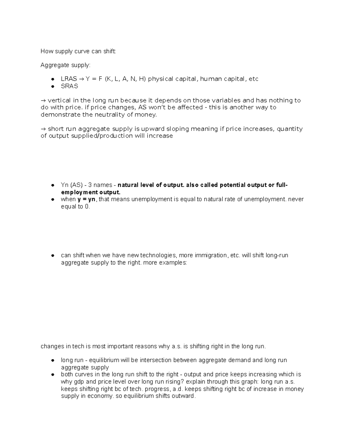 Ch 20 pt 2 - prof shadmani - How supply curve can shift: Aggregate ...
