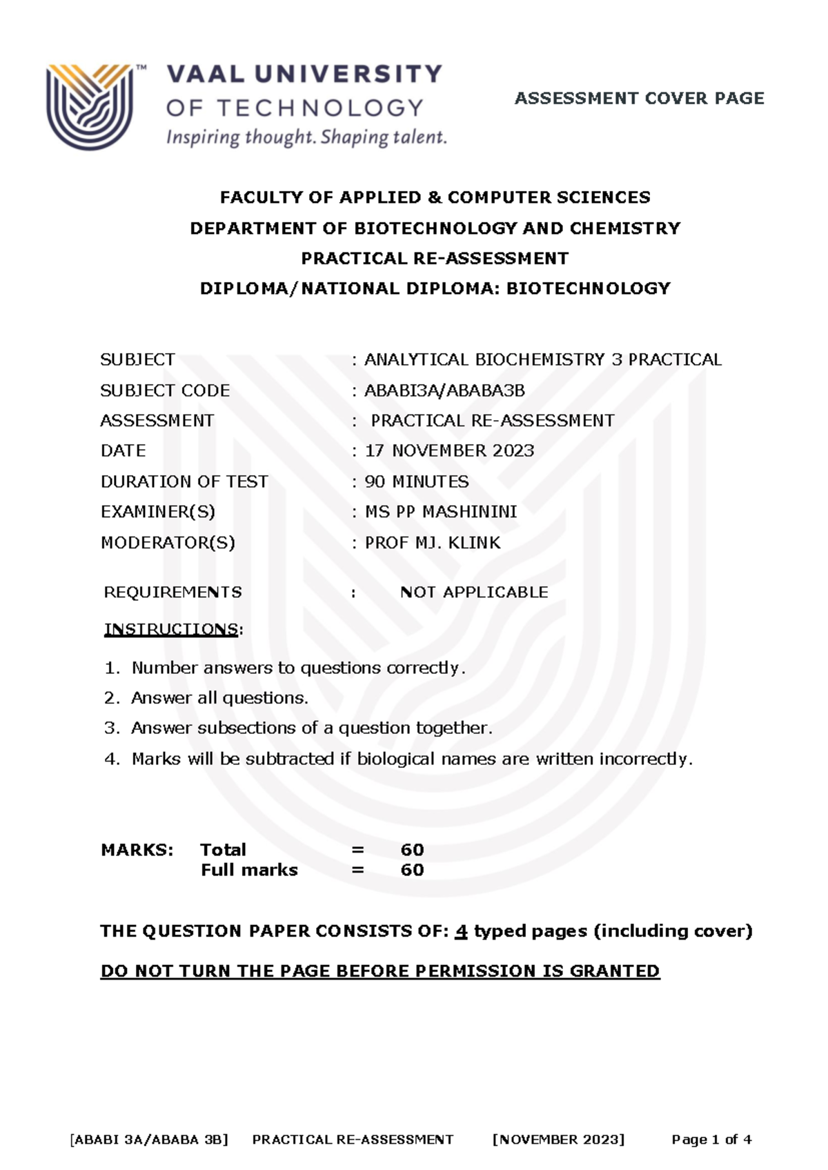 Final Practical TEST ( Reassessment) Ababa 3B Ababi 3A. docx - [ABABI ...