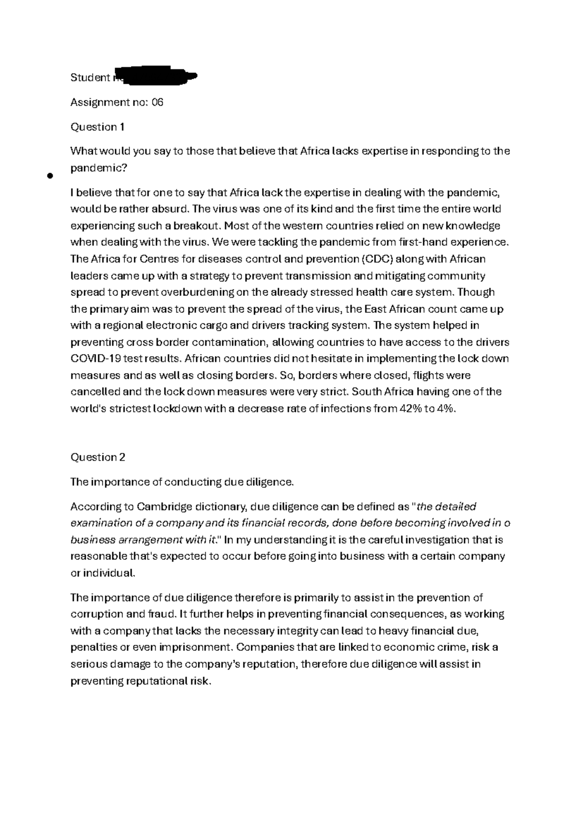 Sjd 06 2024 - Summary Social Dimension of Justice - Student no ...