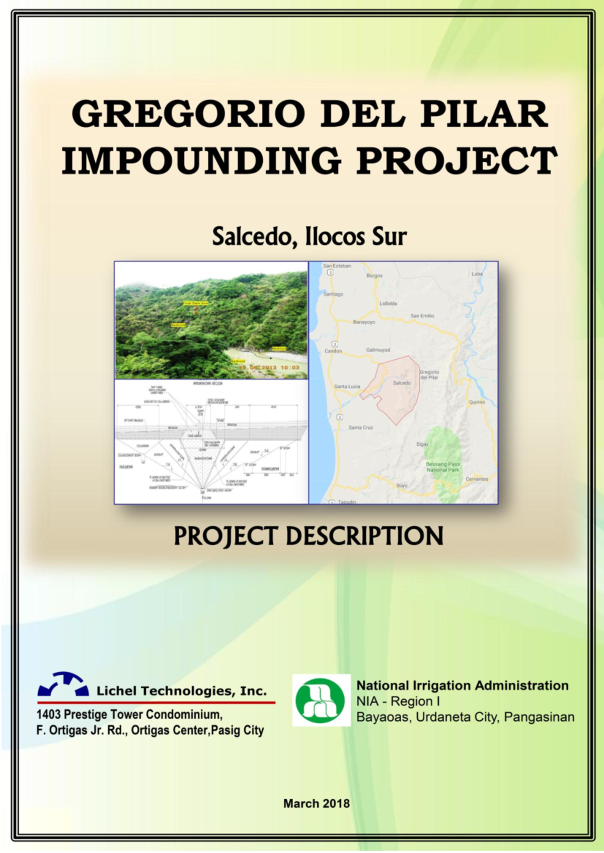 Gregorio del Pilar Impounding Project PDS with Annexes MAR2018 1 - GREGORIO DEL PILAR IMPOUNDING ...