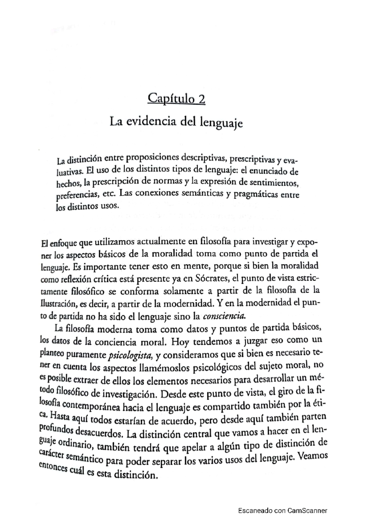 Guariglia y Viduella Cap tulo 3 - Ética y Responsabilidad Social - Studocu