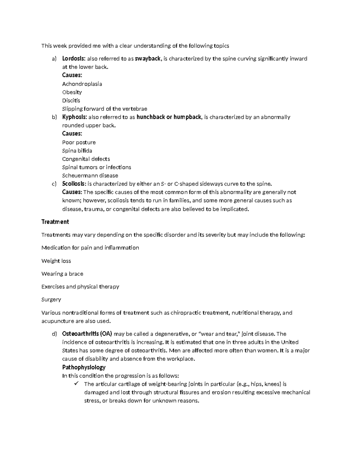 Week 12 - NOTES - This week provided me with a clear understanding of ...