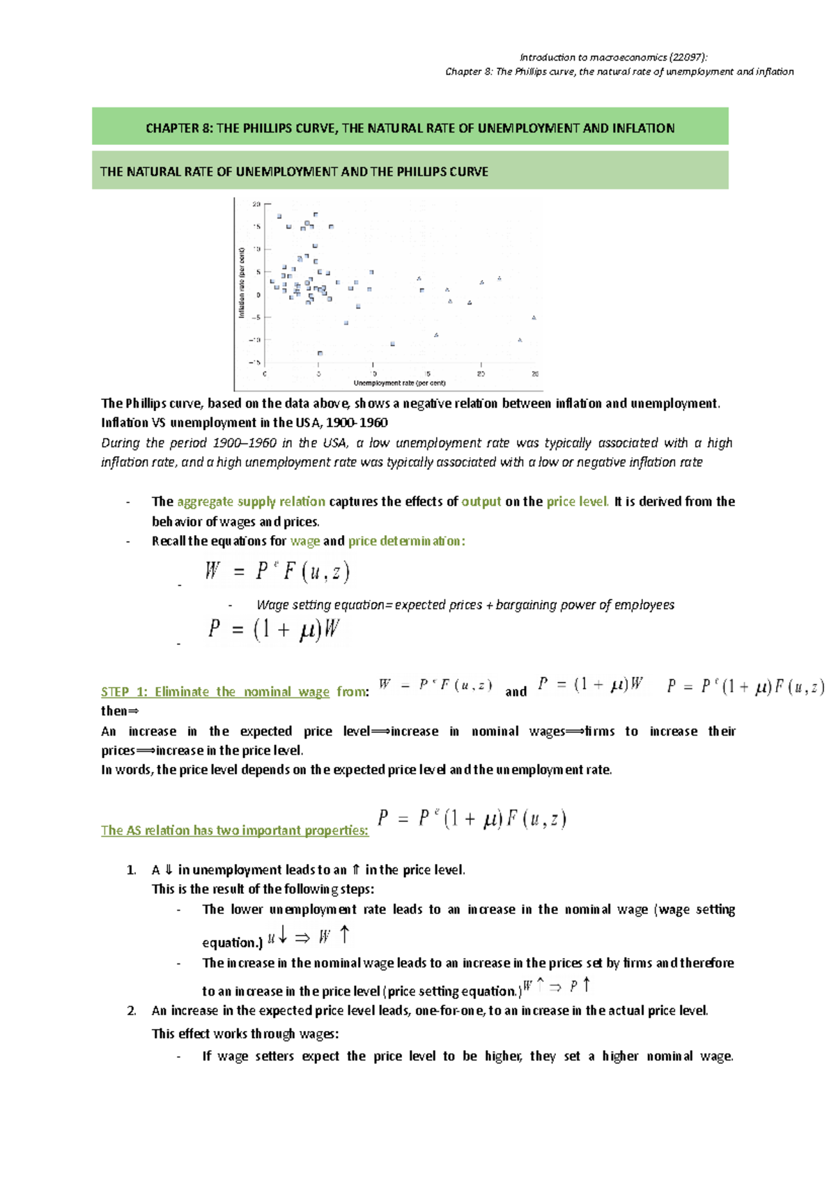 Chapter 8- THE Phillips Curve - Introduction to Macroeconomics - UPF ...