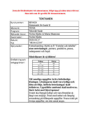 TENA 2 - DELKURS 1: TENA Trigonometri; Enhetscirkeln. Trigonometriska ...