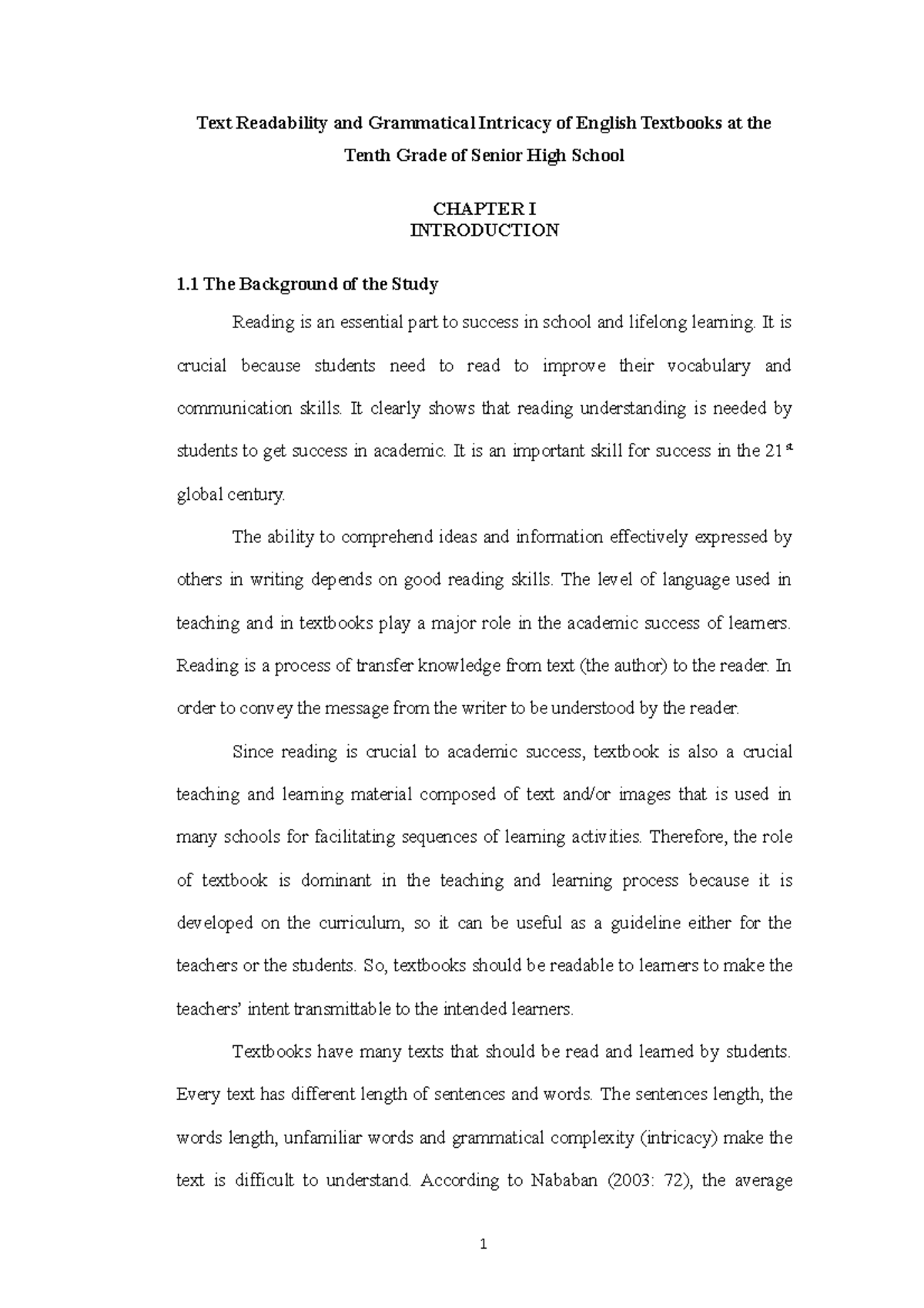 Text Readability and Grammatical Intricacy of English Textbooks at the ...