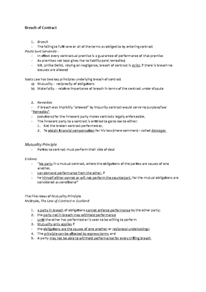 formation of contract - Lecture 4 – formation of contract Essential ...