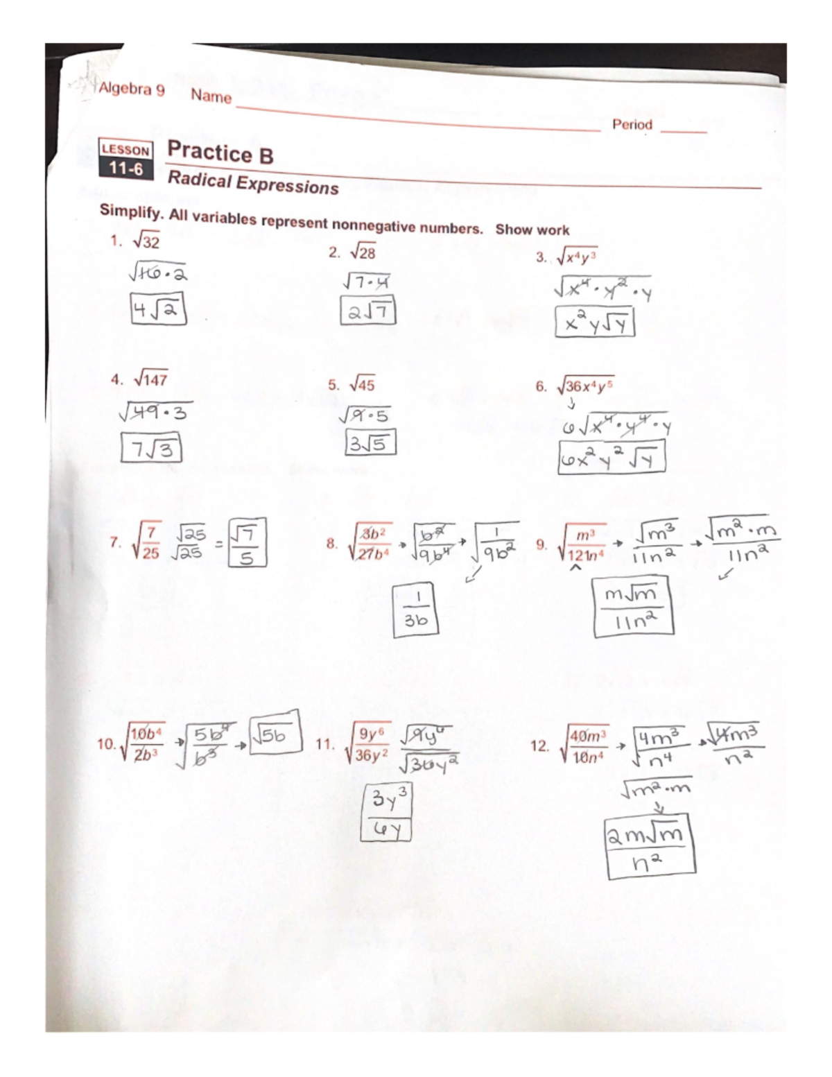 Algebra 9 - help for math - EDU H381AY 02 - Studocu