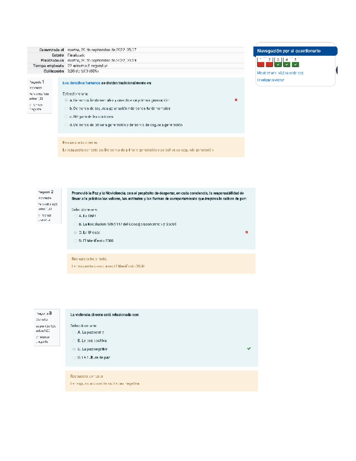 Quiz Electiva Catedra de Paz - Electiva cmd - Studocu