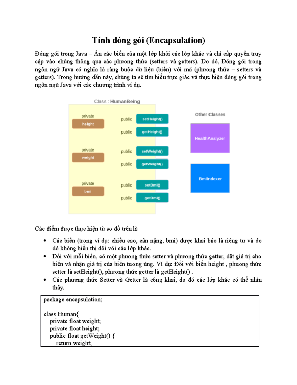 Tính-đóng-gói - Tính đóng - Tính đóng gói (Encapsulation) Đóng gói ...