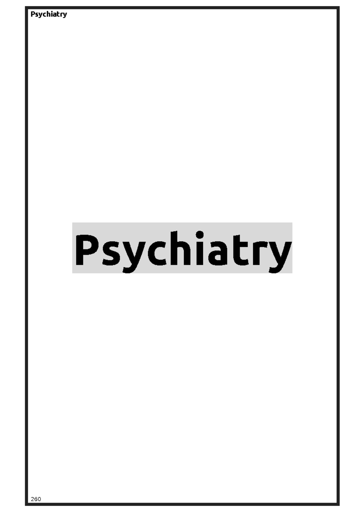 Psychiatry Notes - asd - Psychiatry Anxiety General overview Patient ...
