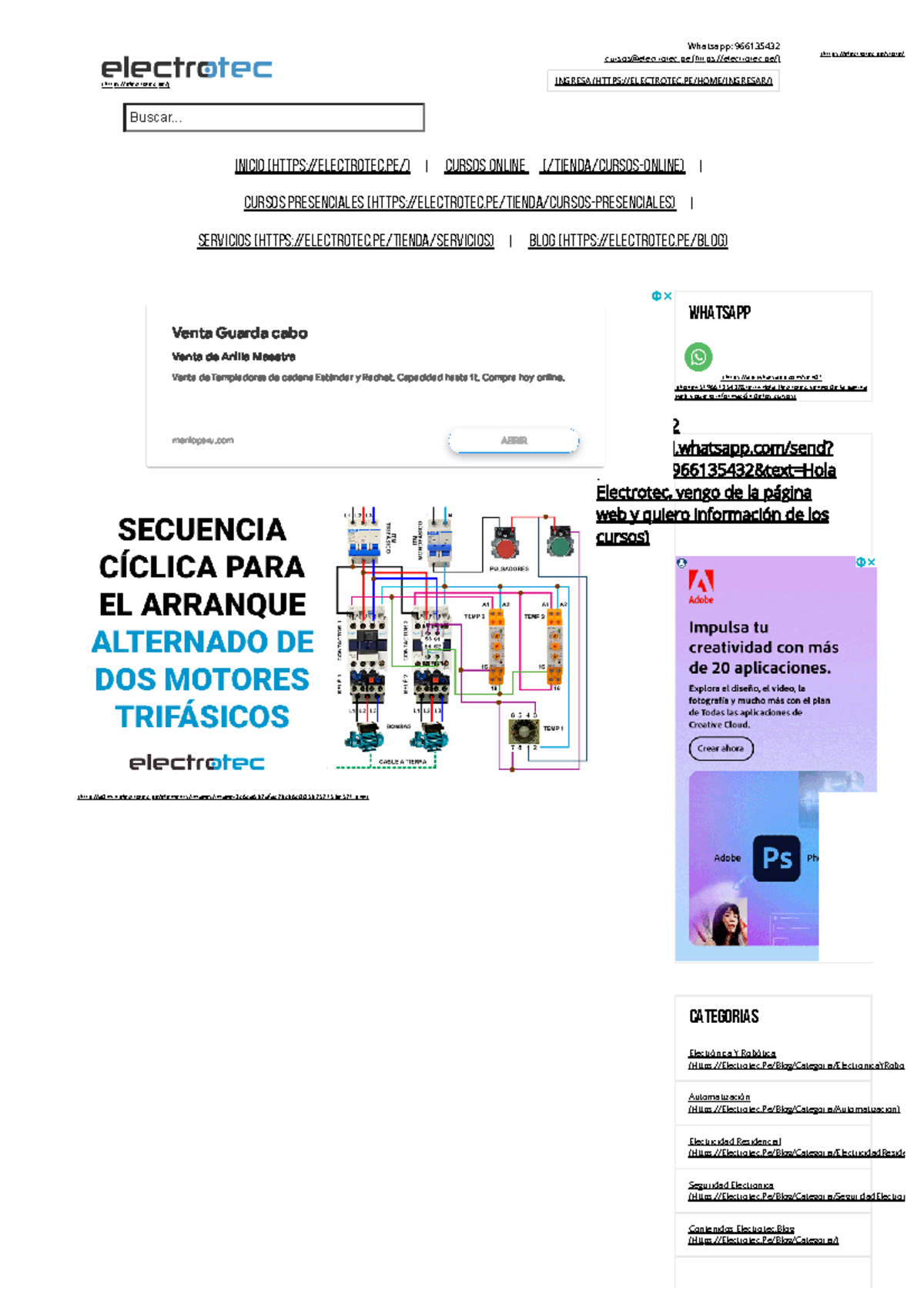 Electrotec Secuencia Cíclica PARA EL Arranque DE DOS Bombas Alternadas - (electrotec/) Whatsapp ...
