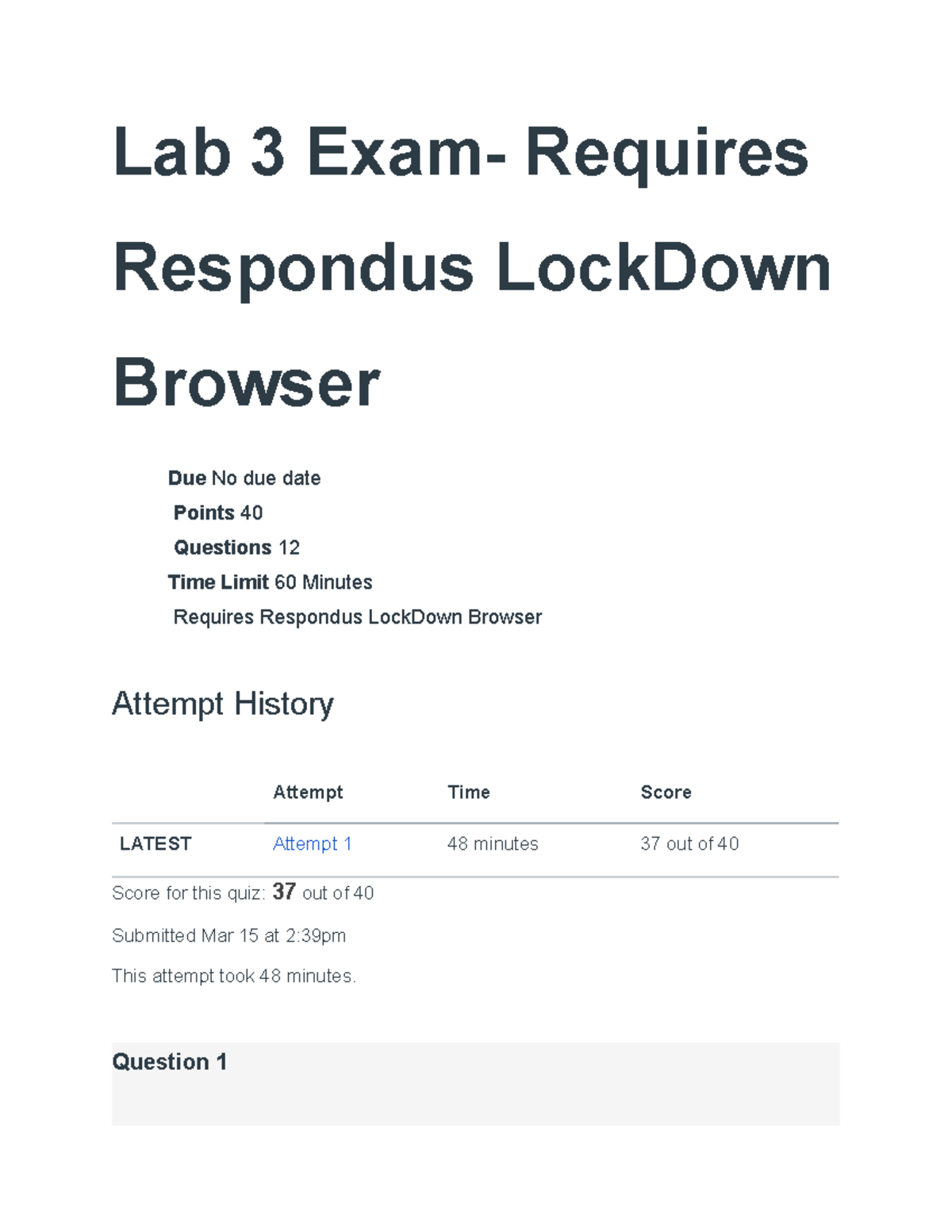BIOD 152 Lab 3 Document - Lab 3 Exam- Requires Respondus LockDown ...