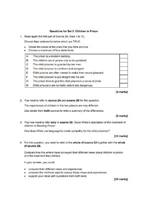 English Language Paper 2 Surf model answers Sept 20 - Language Paper 2 ...