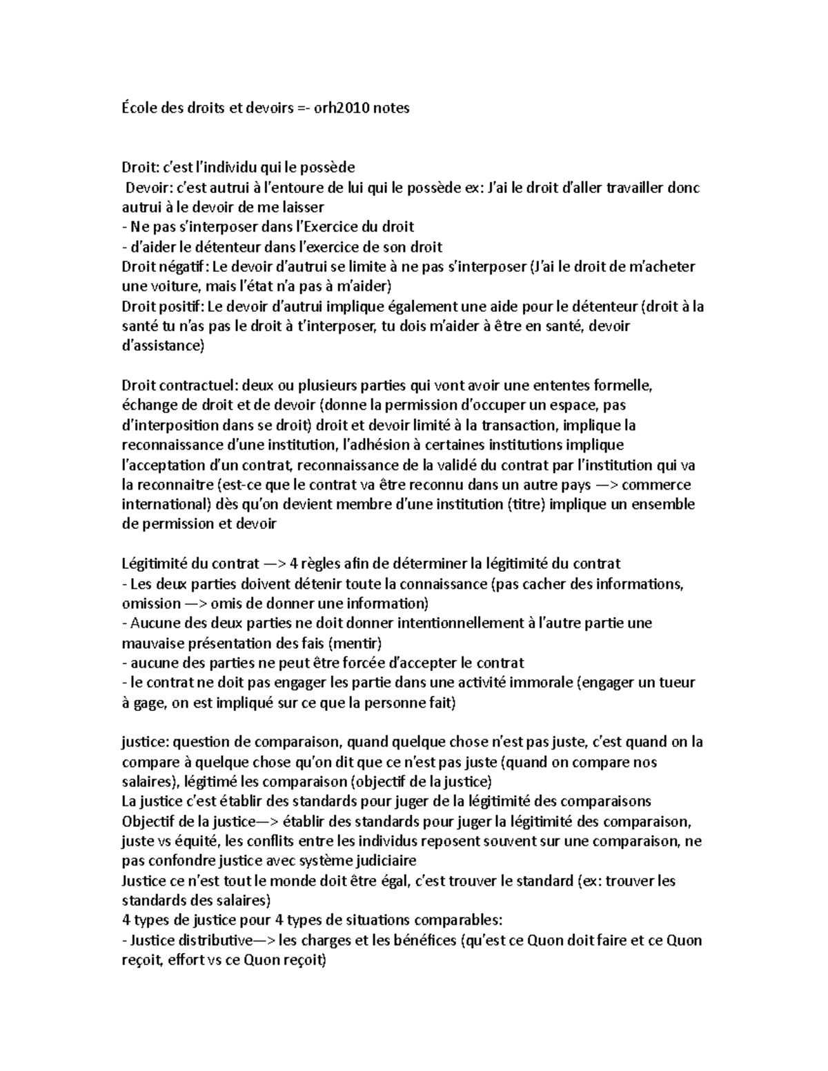 École des droits et devoirs - École des droits et devoirs =- orh2010 ...