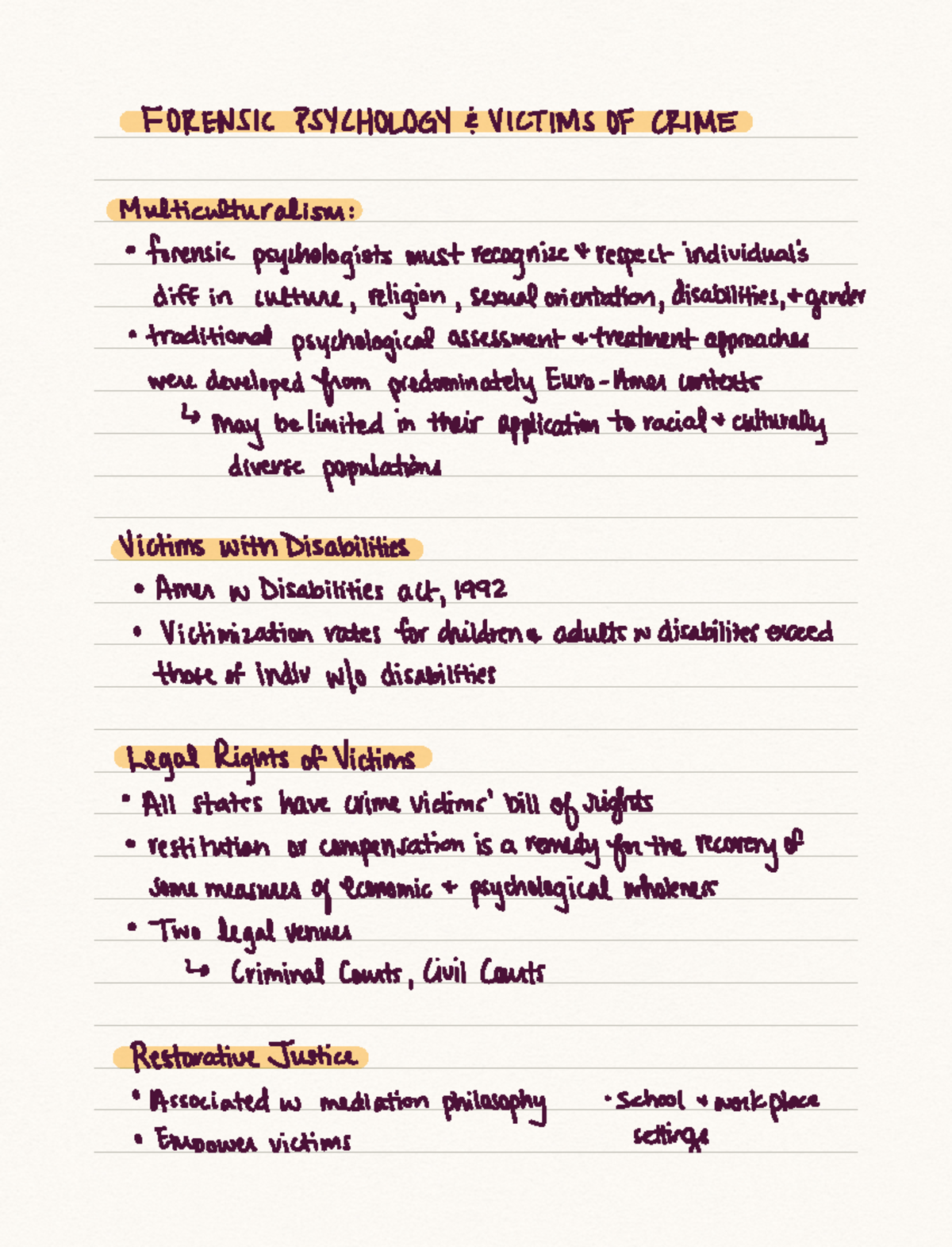 Ch 10 forensic psych and victims of crime - FORENSIC PSYCHOLOGY VICTIMS ...