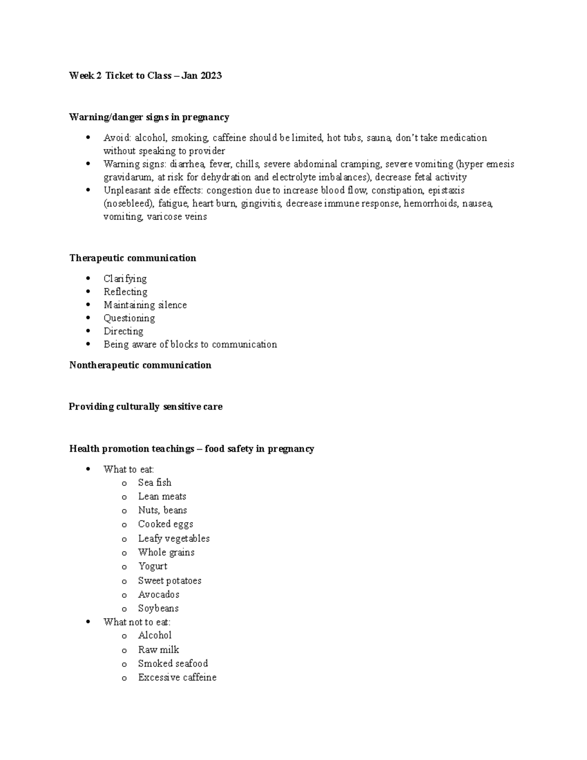 Week 2 Ticket to Class - Week 2 Ticket to Class – Jan 2023 Warning ...