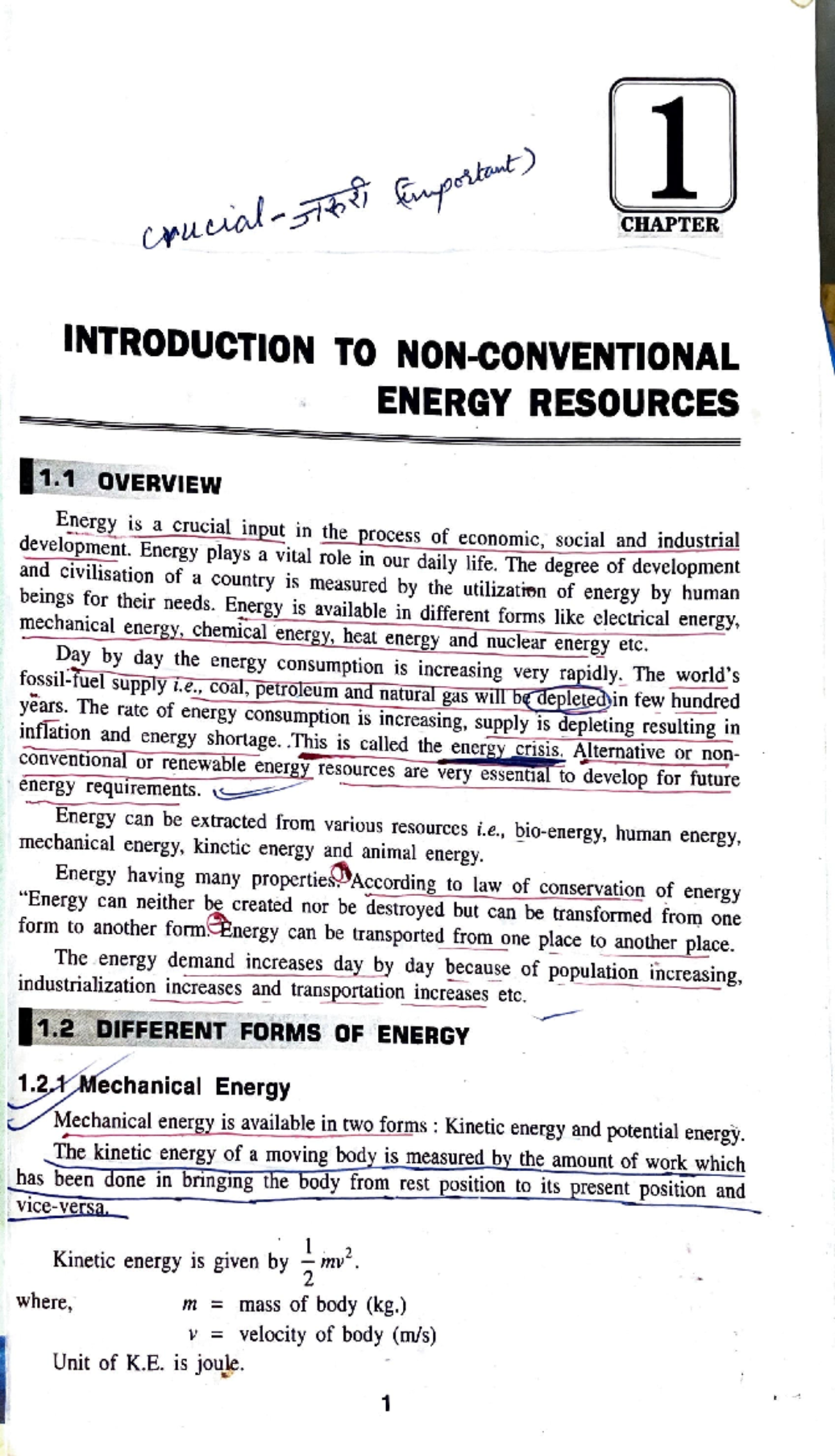 1. Introduction TO NON Conventional Energy - engineering - Studocu