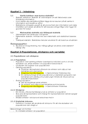 2018 0104 - OBS! Lösningar till samtliga uppgifter ska presenteras så ...