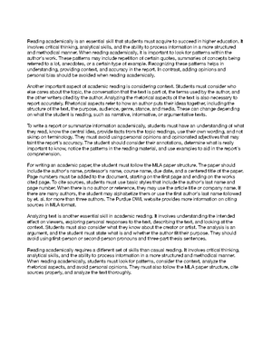 College essay and thesis - ENC 1101 - Studocu