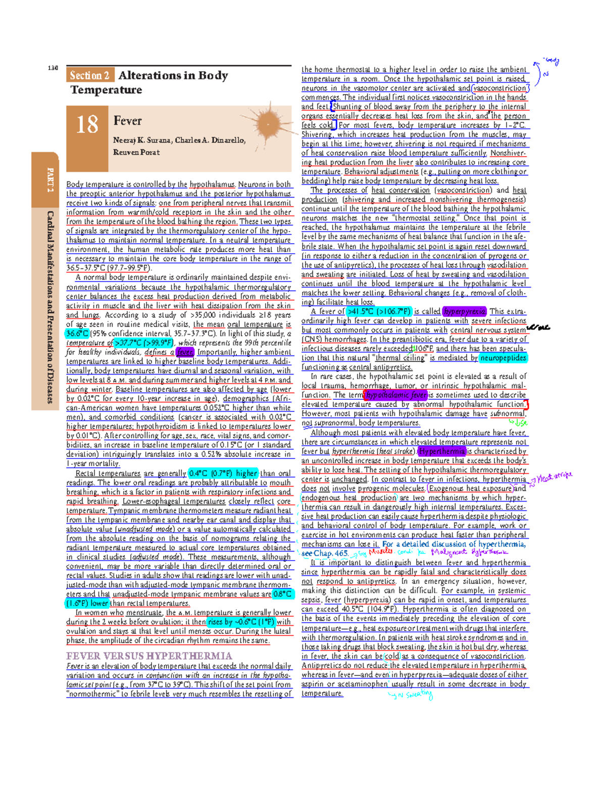 1. Fever - PART 2 Cardinal Manifestations and Presentation of Diseases ...
