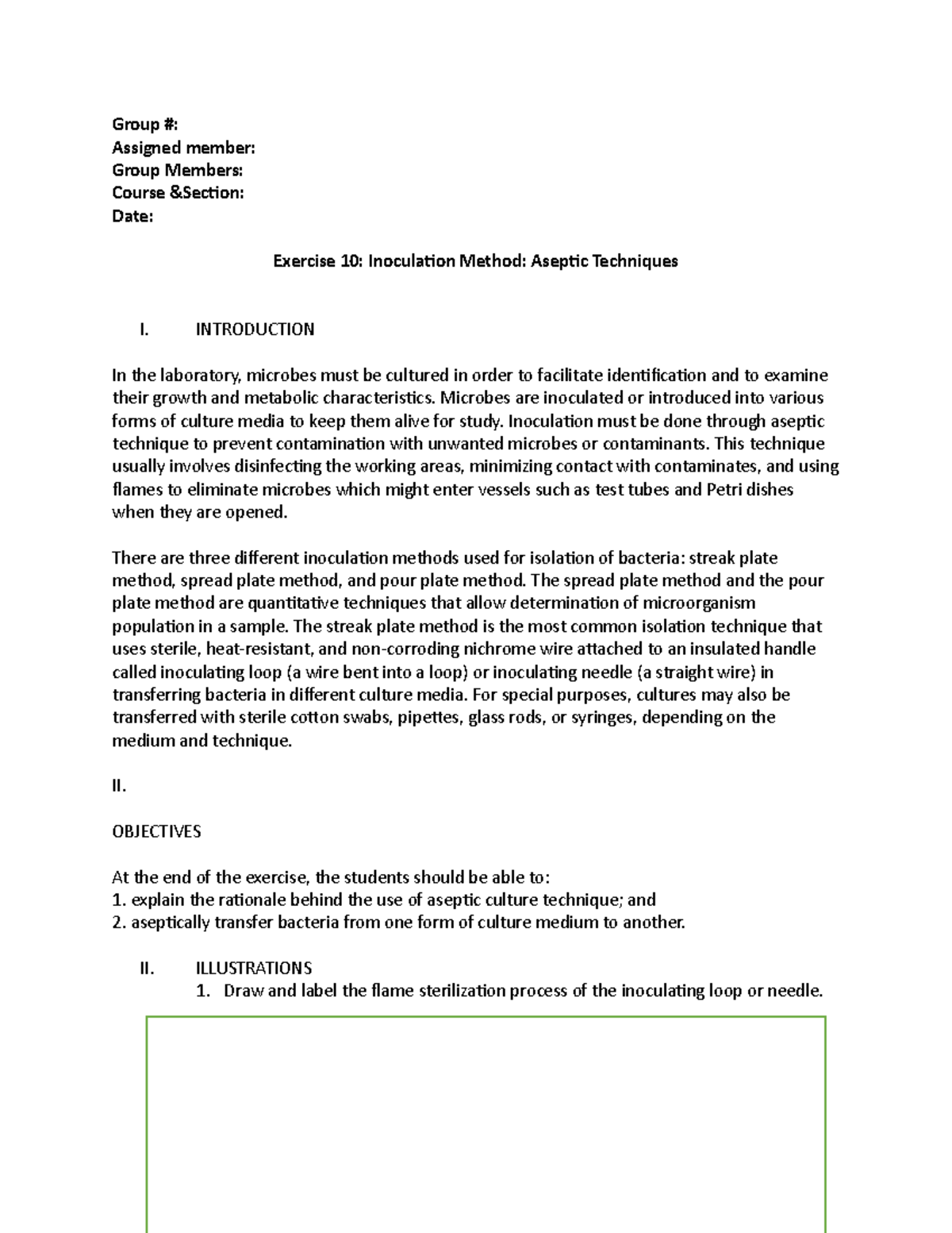 Laboratory Exercise 10 - Group #: Assigned member: Group Members: Course &Section: Date: - Studocu