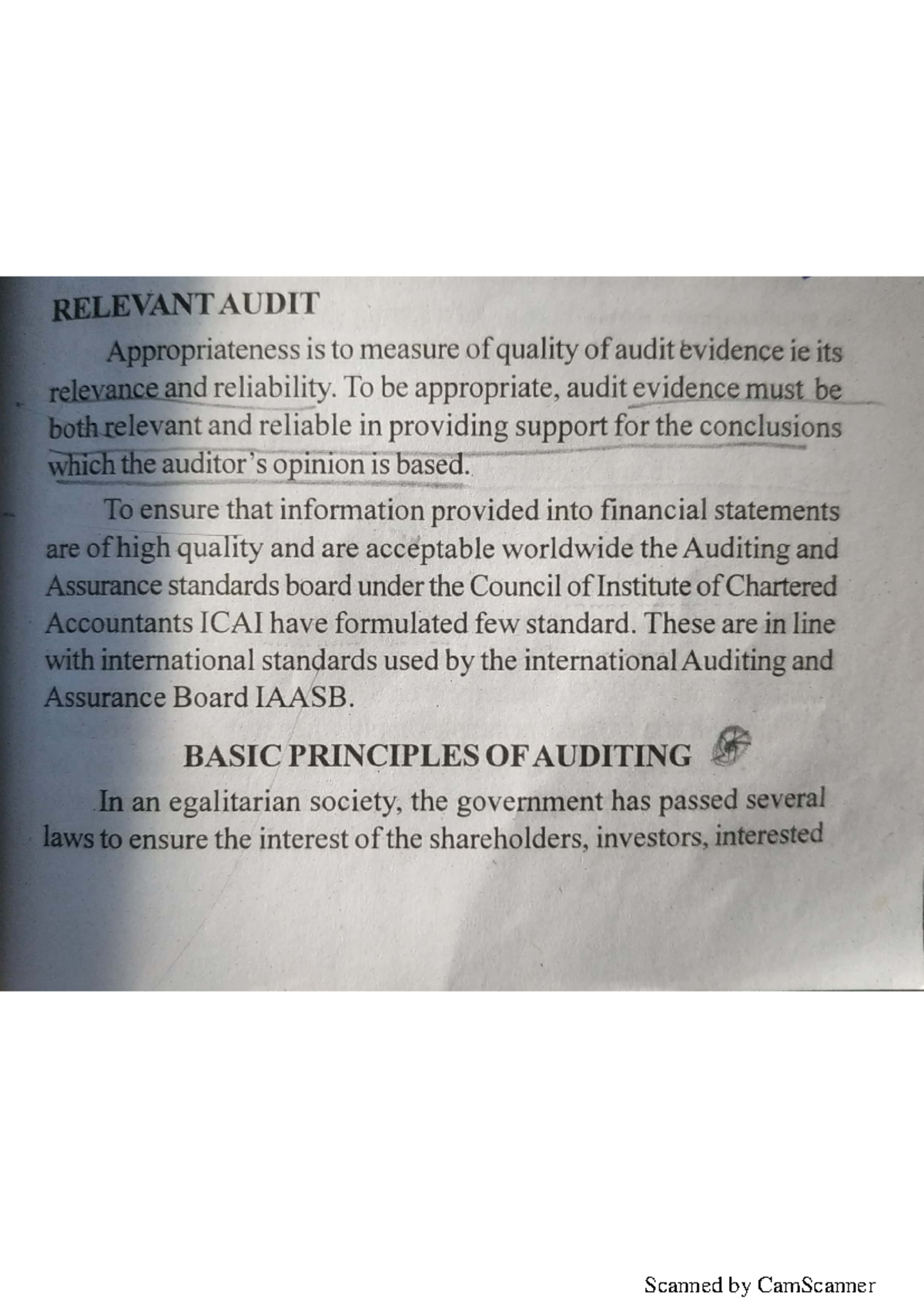 1-12-2020 - Auditing priniciples, stages of auditiing, corporate ...