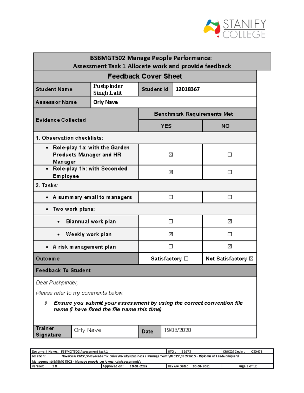 leadership and management - Warning: TT: more functions defined than expected BSBMGT502 Manage ...
