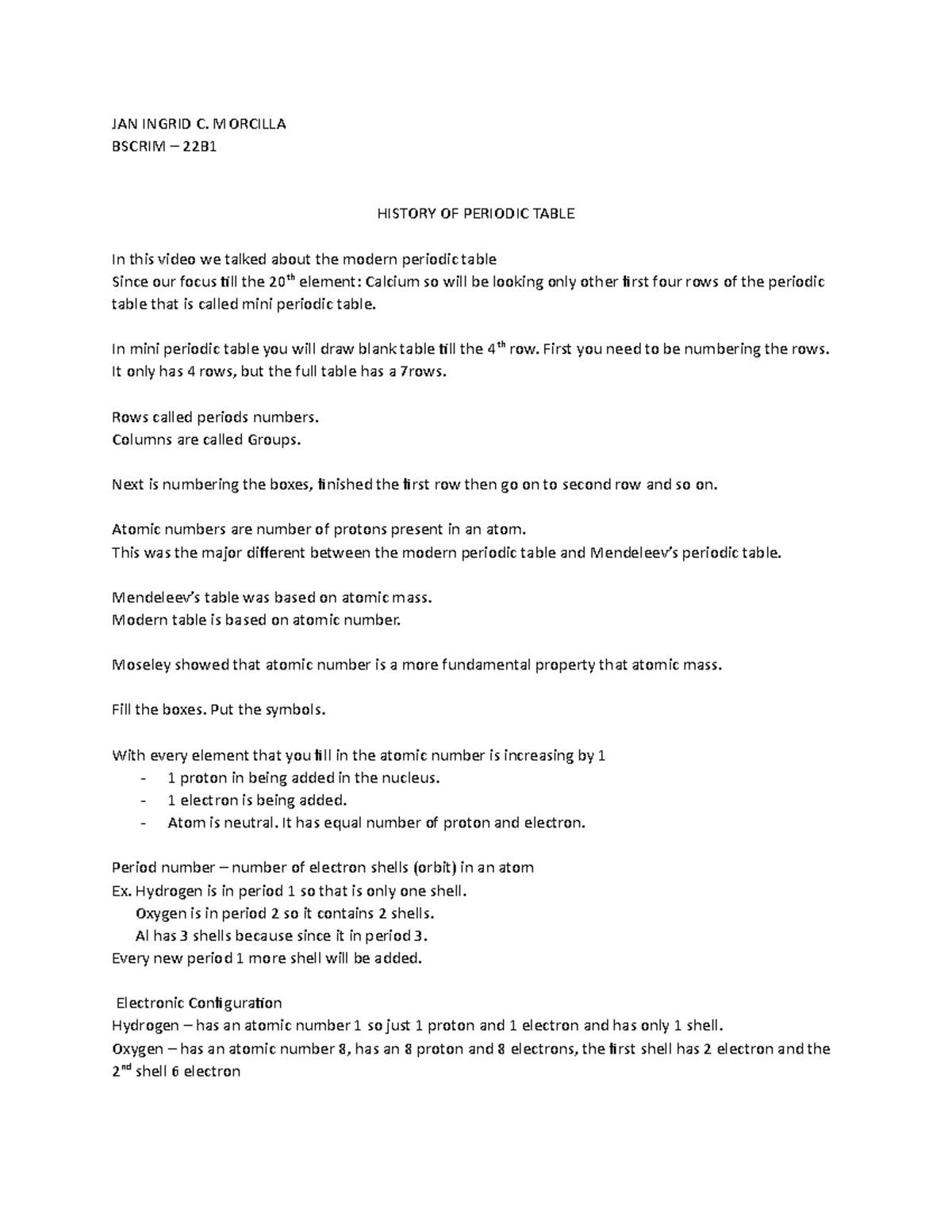 Activity 1 - morcilla - hdhdhdh - JAN INGRID C. MORCILLA BSCRIM – 22B ...