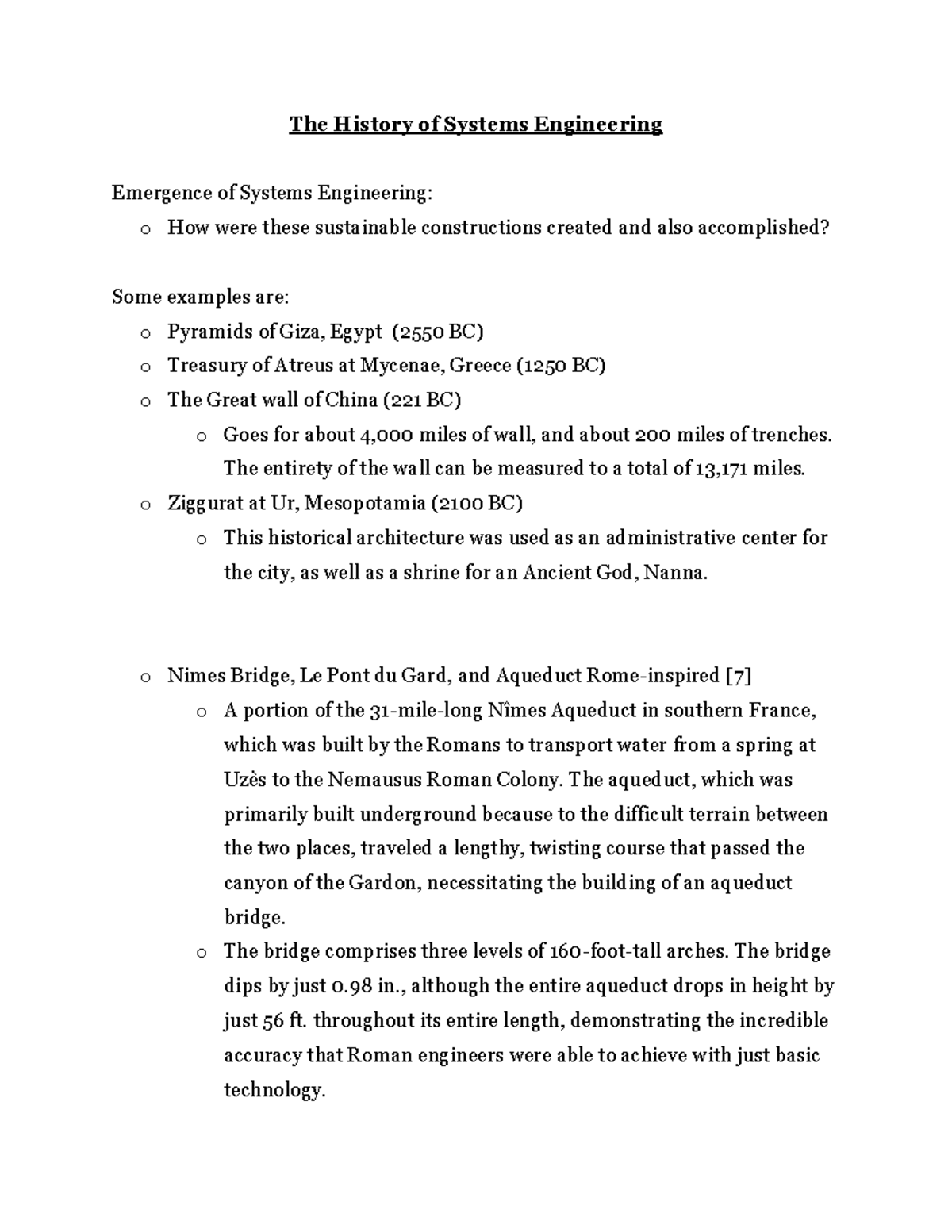 The History of Systems Engineering - The History of Systems Engineering ...