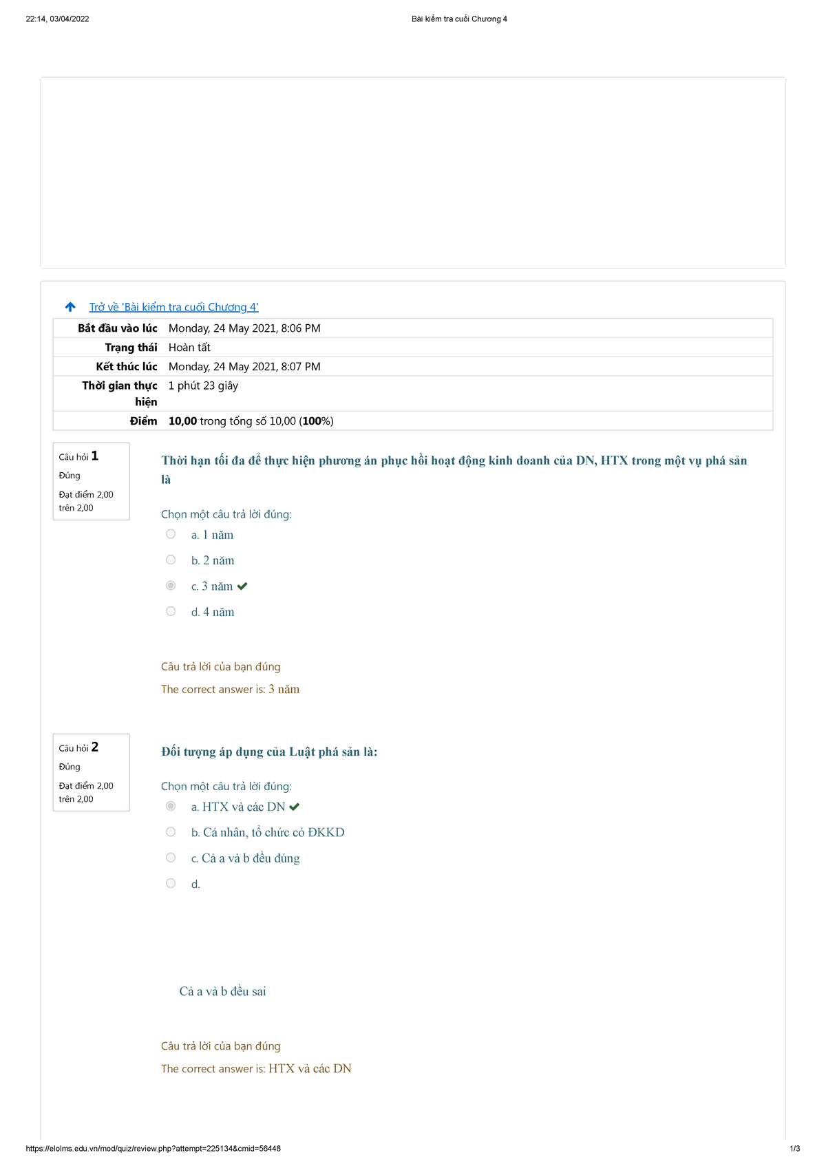 LKD-Bài kiểm tra cuối Chương 4 - 22:14, 03/04/2022 Bài kiểm tra cuối ...